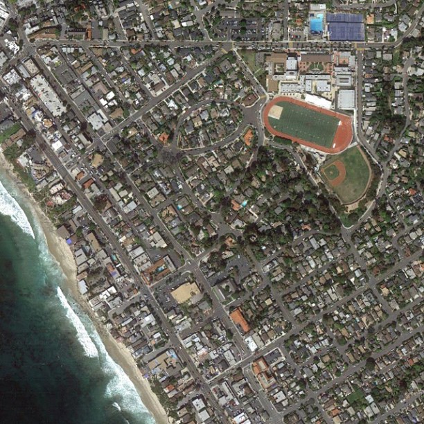 Aerial Shot of Laguna Beach High School - High School Illustrated